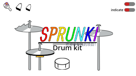 Drum set,but sprunki sound effect by Label234(@qwer1234hju) /Scratch ...